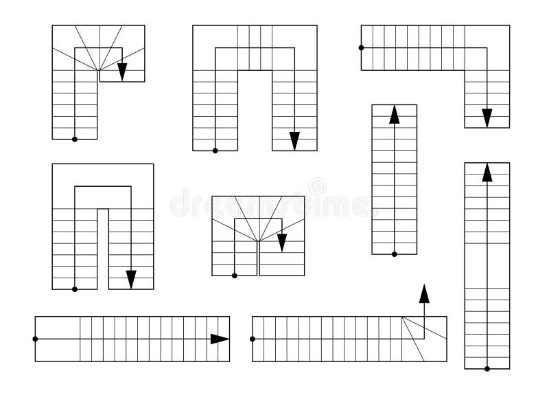 Floor Plan Stairs Stock Illustrations – 1,322 Floor Plan Stairs Stock ...
