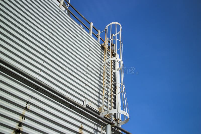 Ladder on tower stock image. Image of ladder, work, cool - 31368479