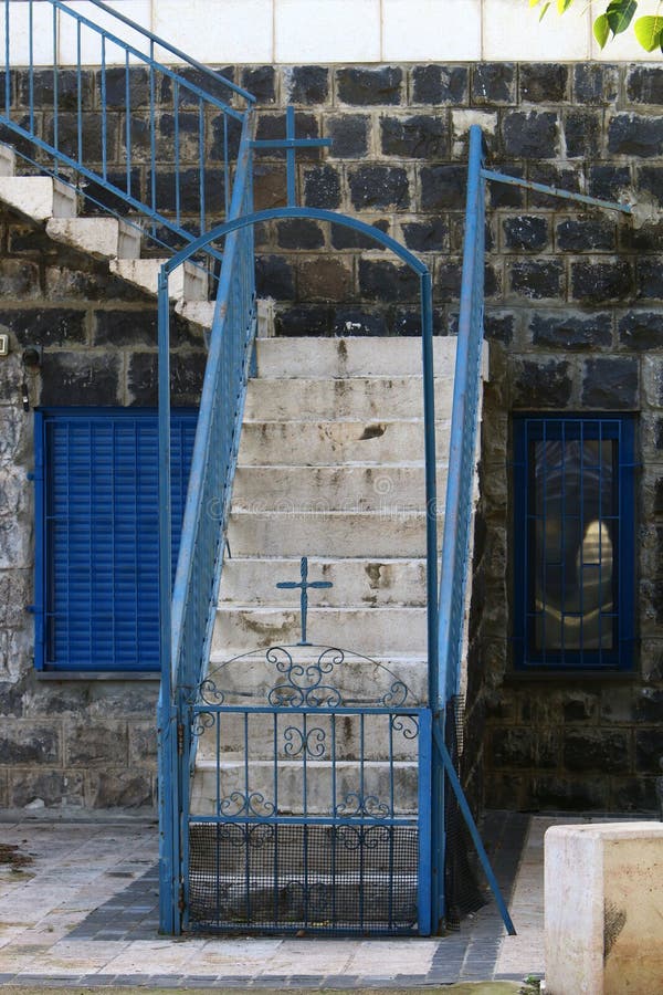 Ladder up and down stock photo. Image of city, building - 141146856