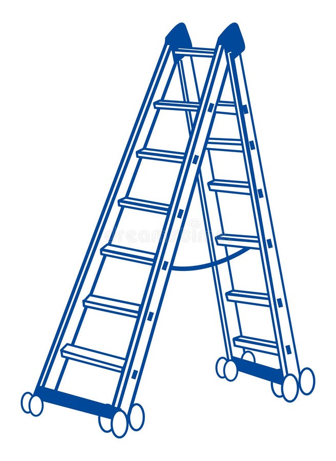 Ladder Vector stock vector. Illustration of foot, idea - 12895598