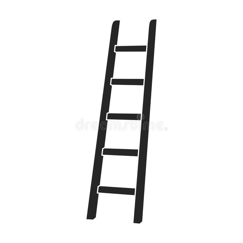 Ladder Vector Icon.Black Vector Icon Isolated on White Background ... Ladder Vector Icon.Black Vector Icon Isolated on White Background ...