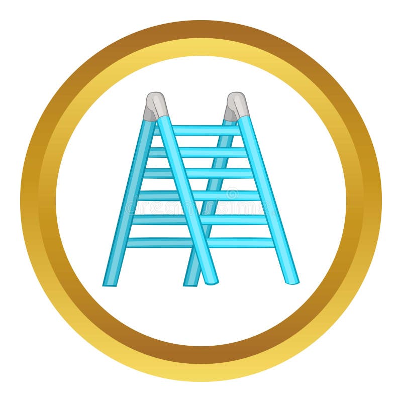Metal Ladder Icon Cartoon Style Stock Illustrations – 201 Metal Ladder ...