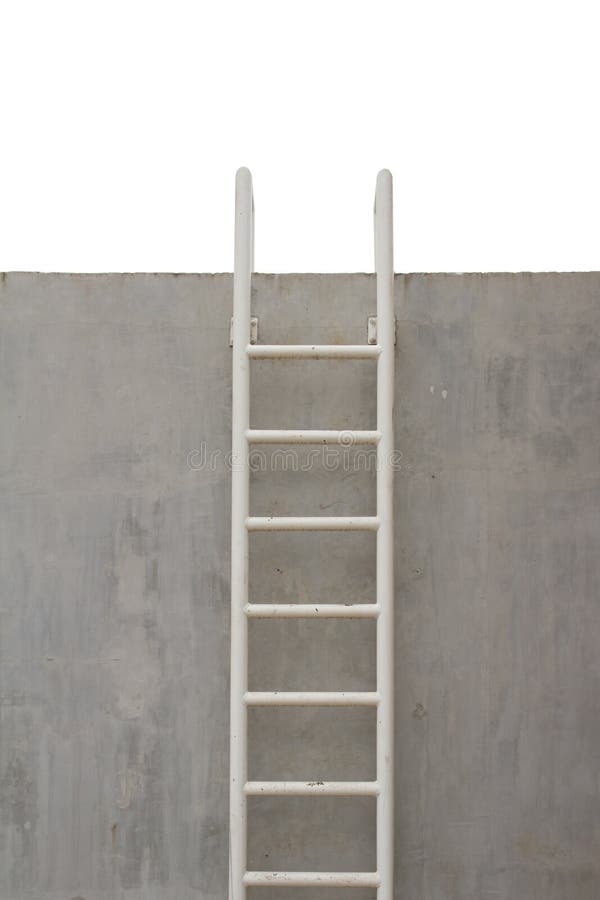Ladder on wall stock photo. Image of background, floor - 28964582