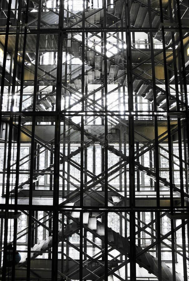 Ladders inside building stock image. Image of interior - 10882179