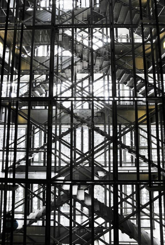 Ladders inside building stock image. Image of interior - 10882179