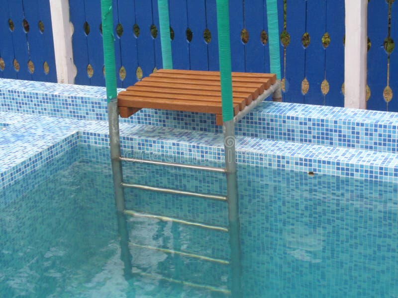 Ladders for pools stock image. Image of water, ladder - 47615737