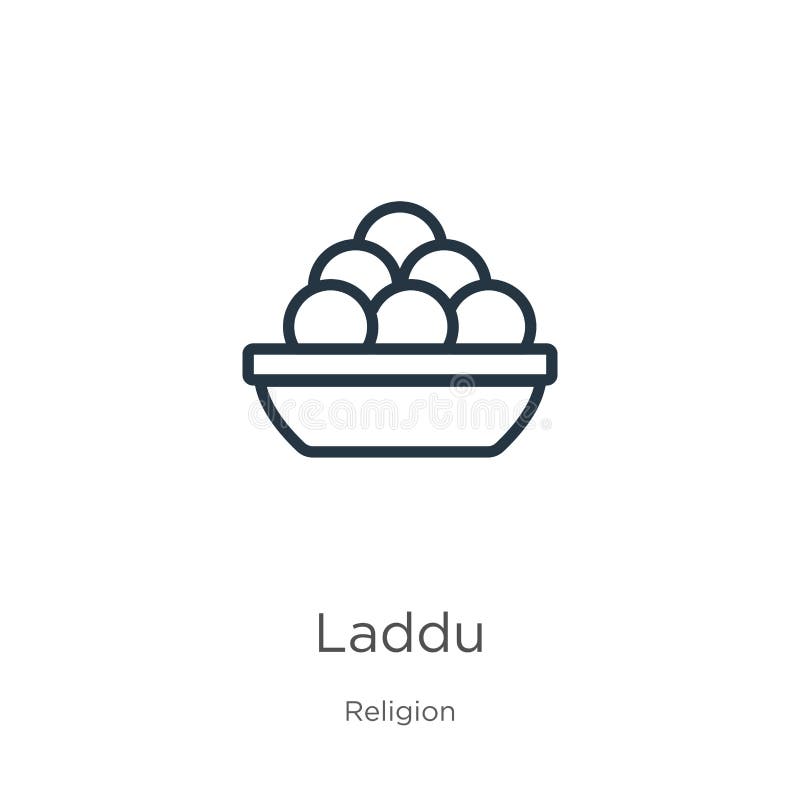 Laddu Icon Vector. Trendy Flat Laddu Icon from Religion Collection ...