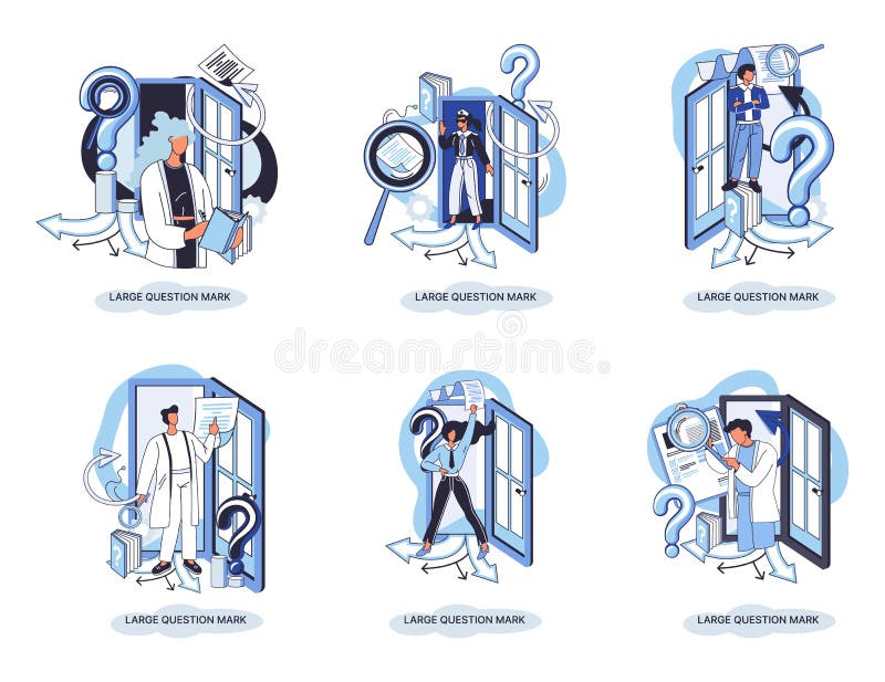 Ladge Question Mark. Problem and Solution Concept Metaphor. Ask ...