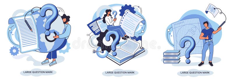 Ladge Question Mark. Problem and Solution Concept Metaphor. Ask ...