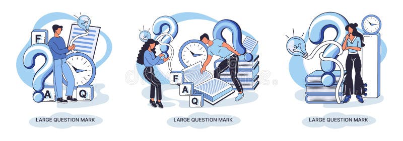 Ladge Question Mark. Problem and Solution Concept Metaphor. Ask ...