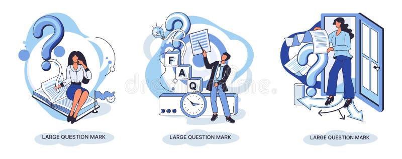 Ladge Question Mark. Problem and Solution Concept Metaphor. Ask ...