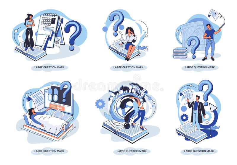 Ladge Question Mark. Problem and Solution Concept Metaphor. Ask ...