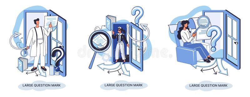Ladge Question Mark. Problem and Solution Concept Metaphor. Ask ...