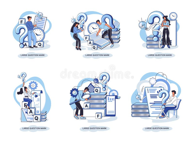 Ladge Question Mark. Problem and Solution Concept Metaphor. Ask ...