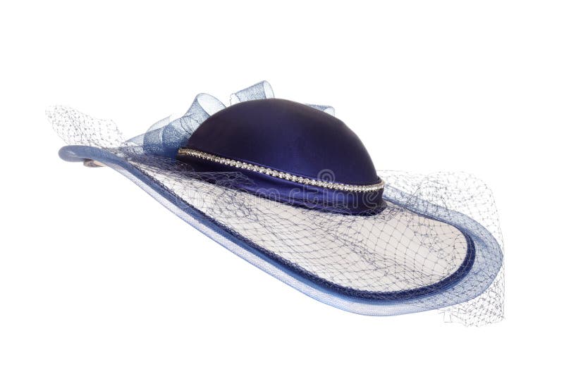 Ladies blue hat stock image. Image of headwear, style, miss - 936125