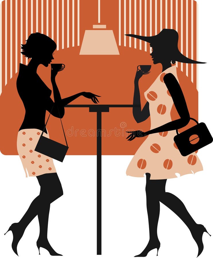 Ladies Who Lunch Clipart Borders