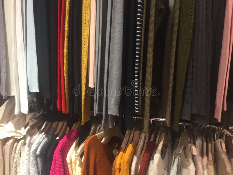 Ladies clothing store stock photo. Image of women, stylist - 158348628