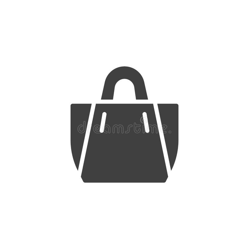 Ladies Handbag Vector Icon Stock Vector Illustration Of Clipart