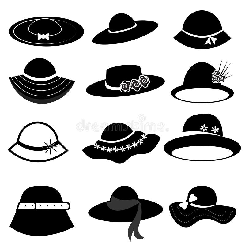Ladies Hat Vector Stock Illustrations – 1,311 Ladies Hat Vector Stock ...