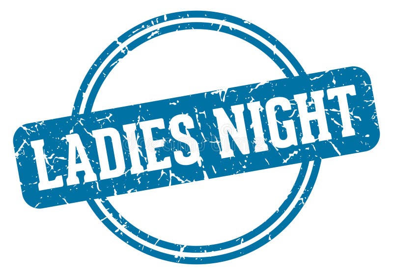 Ladies night stamp stock vector. Illustration of white - 349493262