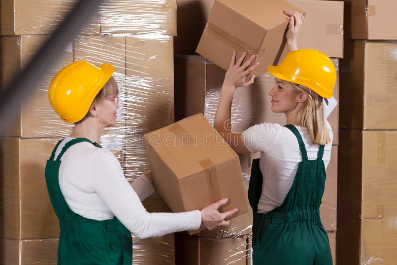 Ladies with packages stock photo. Image of horizontal - 57884752