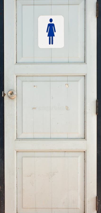 Ladies restroom stock photo. Image of doorway, woman - 17952596