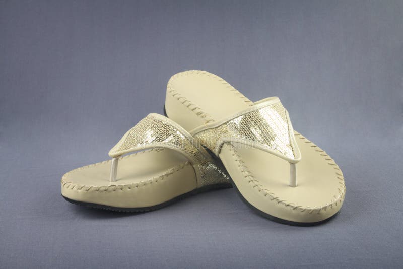 Ladies sandal stock image. Image of beautiful, leather - 58198213