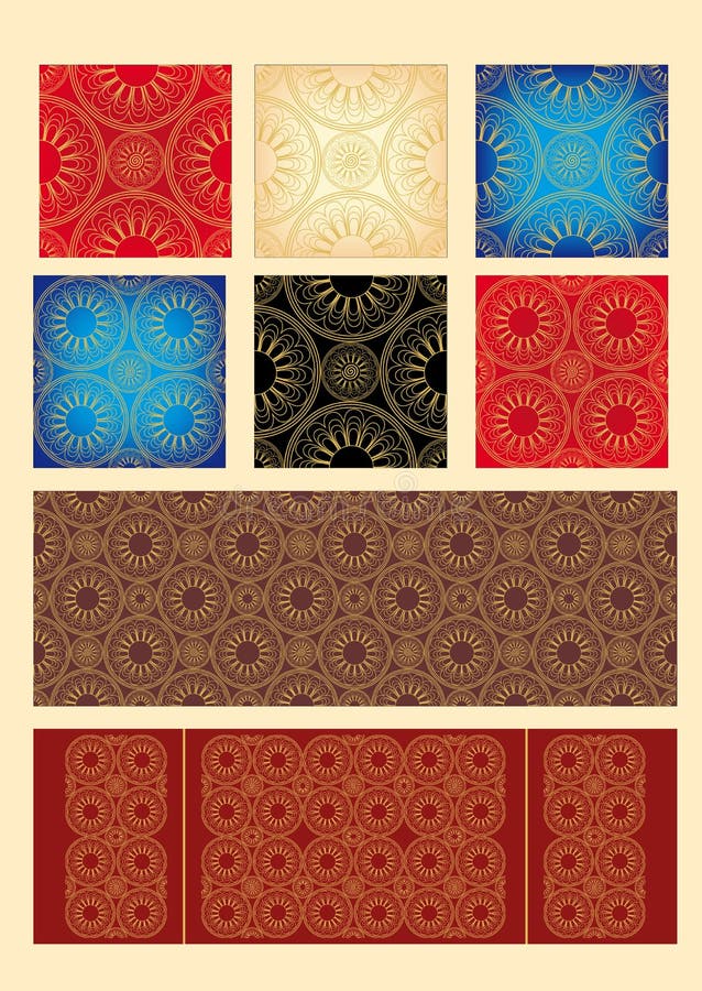 Ladies Seamless wallpaper stock vector. Illustration of jewelry - 21887304