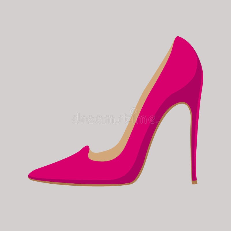Ladies Shoes Vector Illustration Style Flat Set Stock Vector ...