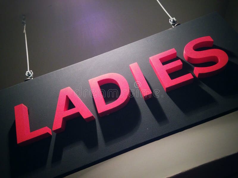 Ladies Sign stock photo. Image of signs, lavatory, woman - 56300