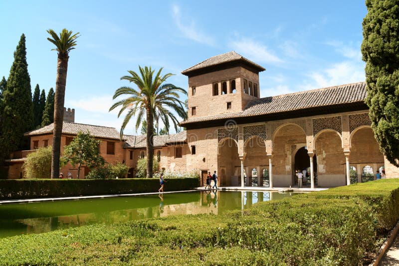 Ladies Tower (Torre De Las Damas) In Granada Editorial Photo - Image of ...