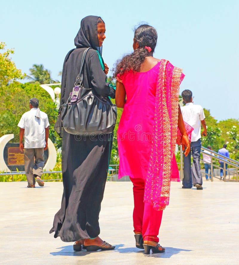 Ladies Walking with Traditional Costumes India Editorial Stock Photo ...
