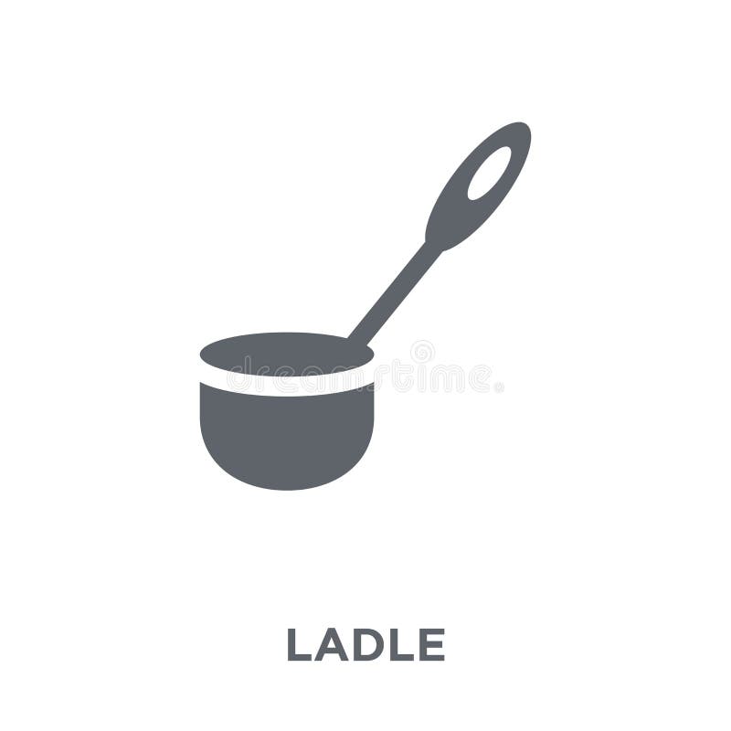 Ladle Icon from Collection. Stock Vector - Illustration of chef, sign ...