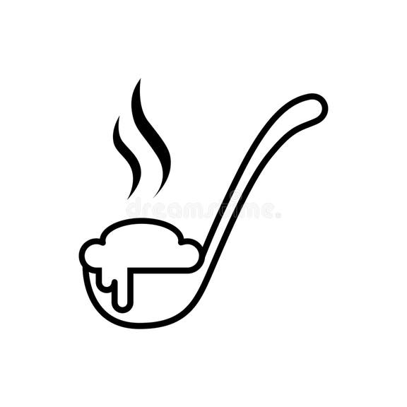 Ladle Icon Vector Design Template Basic RGB Stock Vector - Illustration ...