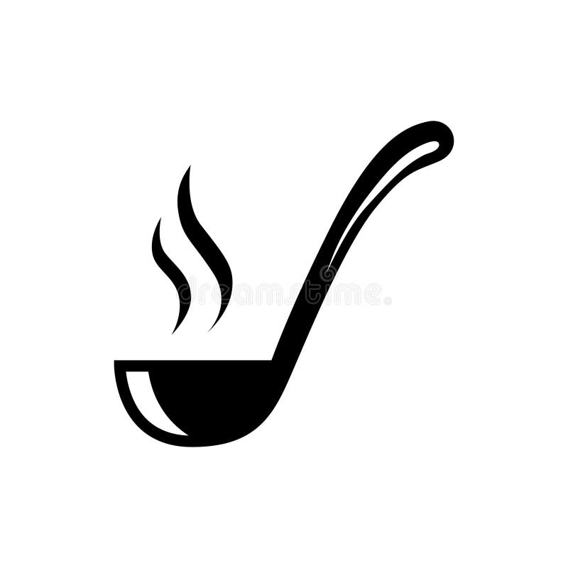 Ladle Icon Vector Design Template Basic RGB Stock Vector - Illustration ...