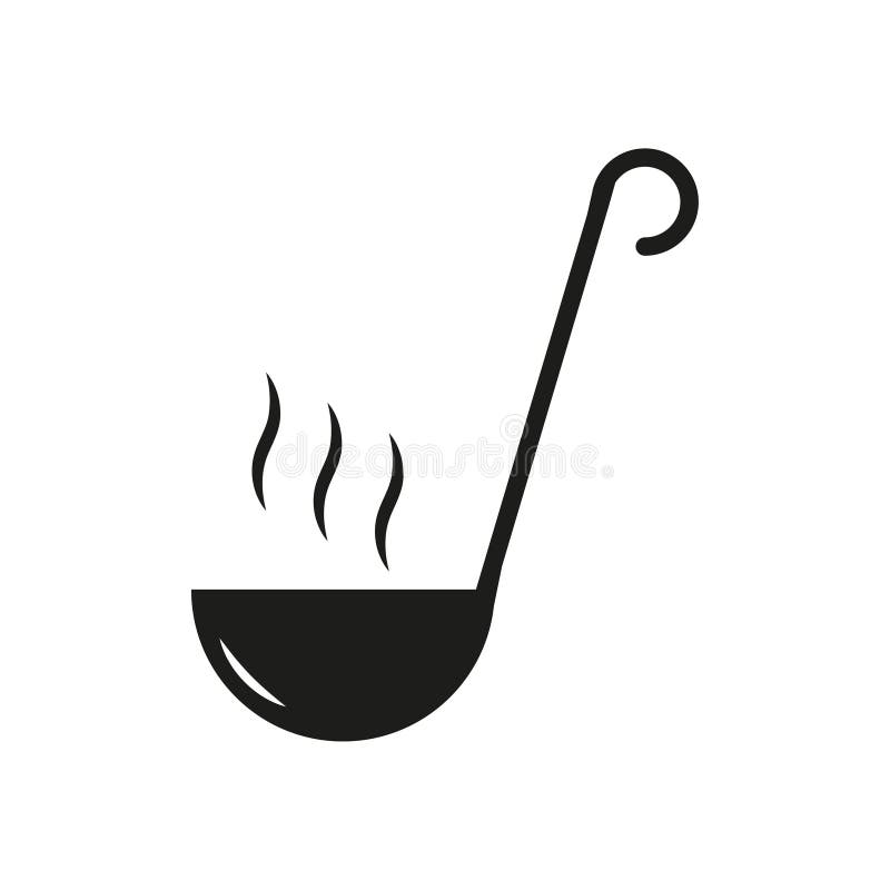 Ladle Spoon Icon. Vector Illustration. Stock Image Stock Vector ...