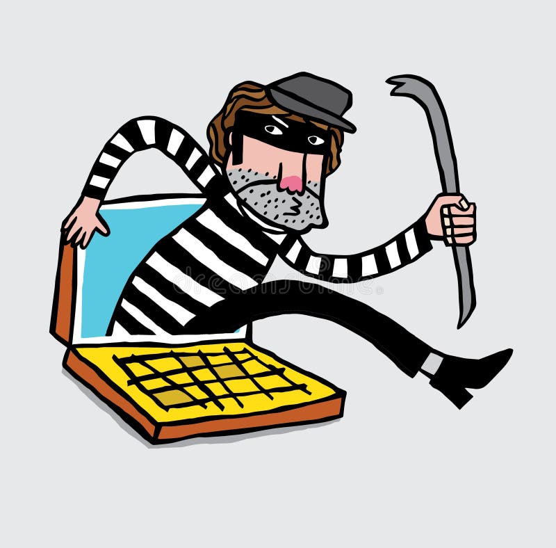 Hacked Computer Stock Illustrations – 3,141 Hacked Computer Stock ...