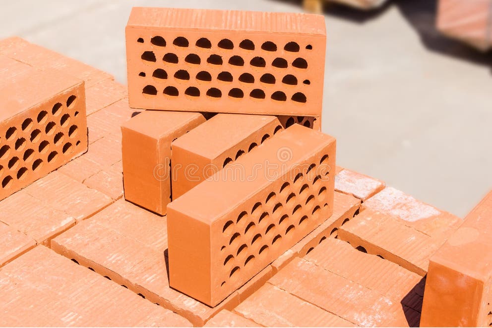 Ladrillos rojos imagen de archivo. Imagen de departamento - 56253953