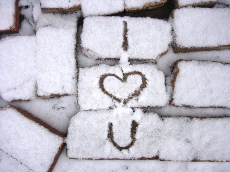 Ladrillos Y Nieve Imagen. Imagen: 3858714