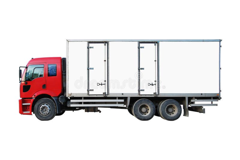 Alter Ladung-LKW stockbild. Bild von ladung, auto, logistisch - 16040547