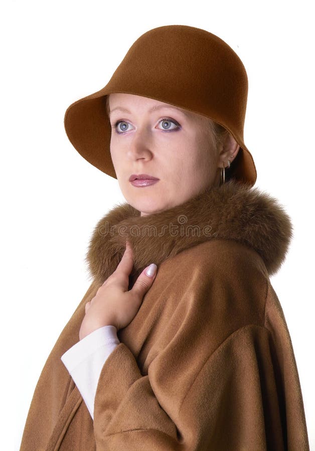 Lady stock photo. Image of lifestyle, glamor, autumn, brown - 267504