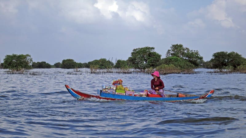 Lady in a boat editorial image. Image of rural, outdoors - 67200055