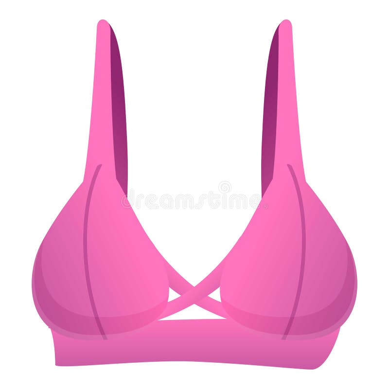 Lady Bra Icon, Cartoon Style Stock Vector - Illustration of lady ...