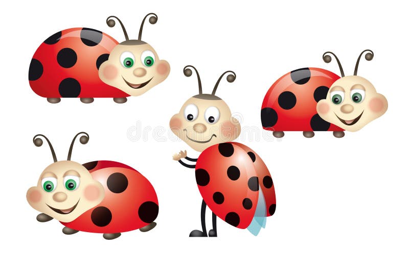 Lady bug stock vector. Illustration of lady, bird, artwork - 16809382