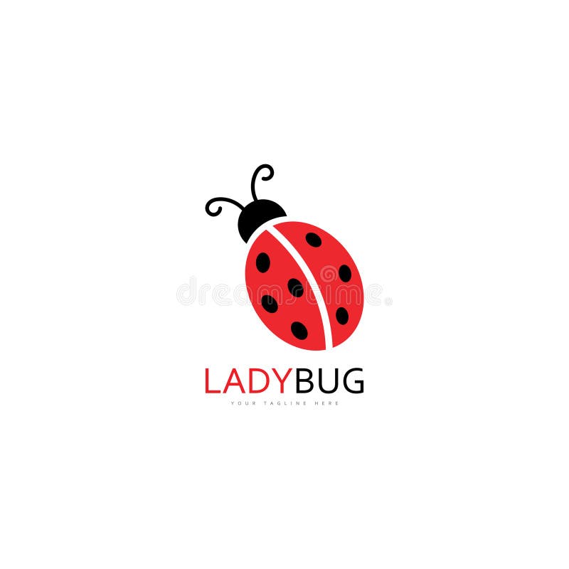 Lady Bug Logo Template Vector Illustration Icon Stock Vector ...