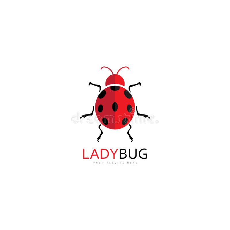 Lady Bug Logo Template Vector Illustration Icon Stock Vector ...