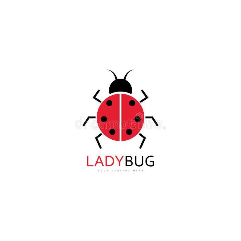 Lady Bug Logo Template Vector Illustration Icon Stock Illustration ...
