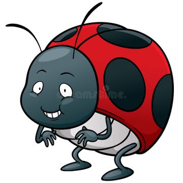 Funny Lady Bug Cartoon Stock Illustrations – 2,201 Funny Lady Bug ...