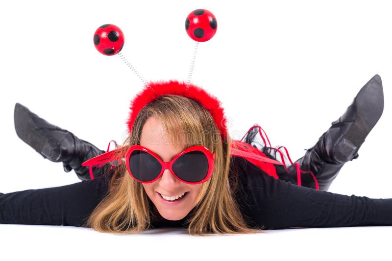 Lady bug stock photo. Image of dressed, dots, animal - 41765816