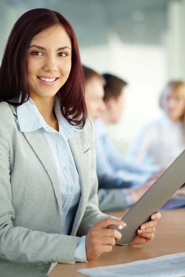 Lady in business stock image. Image of adult, executive - 27332239